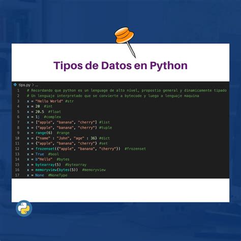 greenshark tipos de datos en python