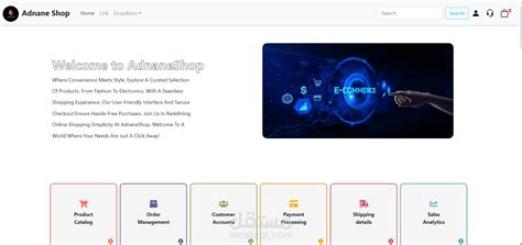 Website e commerce with React and Nodejs مستقل