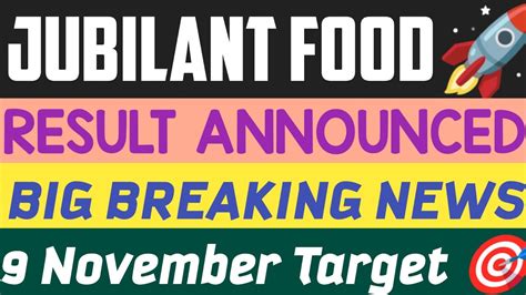 Jubilant Food Share Latest News Jubilant Food Share Q2 Result