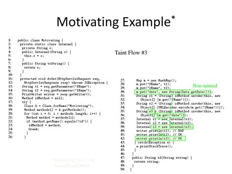 PPT TAJ Effective Taint Analysis Of Web Applications PowerPoint