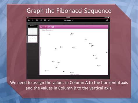 nspire ipad app fibonacci sequence ppt