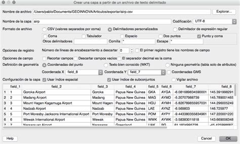 Excel Y QGIS Importar Y Exportar Datos