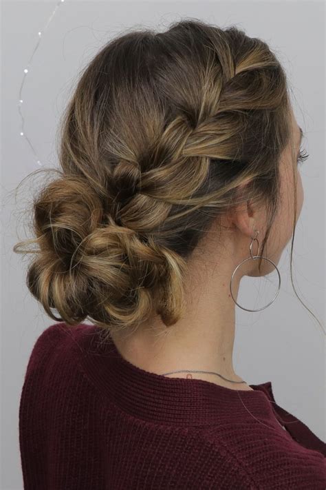 Tutorial • Messy Bun Braid Artofit