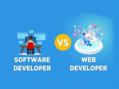 Web Developer Vs Software Developer Whats The Difference