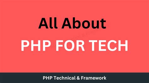 Php Technology In The Ever Evolving Landscape Of By Php For Tech