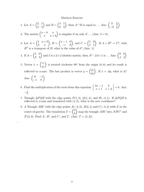 matrix download free pdf matrix mathematics cartesian