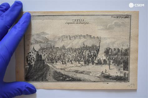 👉 თბილისის ერთ ერთი ადრეული პანორამული გამოსახულება ზომა 10 X 16 სმ