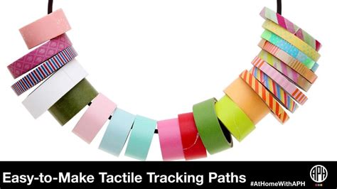 Easy To Make Tactile Tracking Paths American Printing House