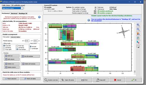 Different Module Orientation In Module Layout That 3d Layout Shadings And Tracking Pvsyst Forum