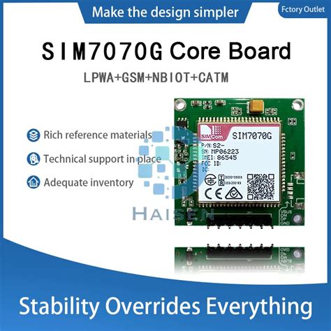 Haisen Original Simcom Sim7070g Core Board Sim7070g Development Board Lpwagsmnbiotcatm