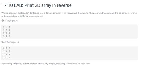solved please answer in c not c thanks 17 10 lab print
