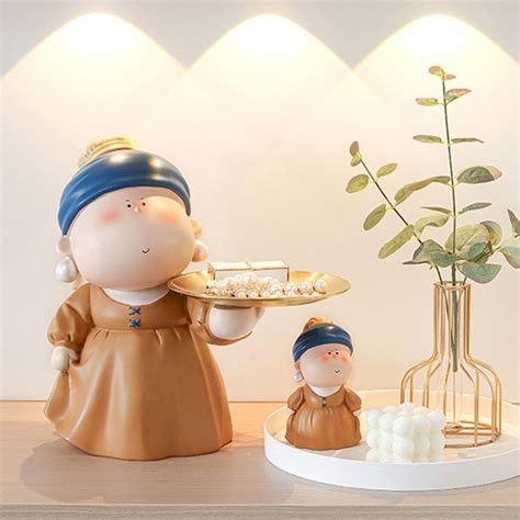 인테리어 명화 진주 소녀 트레이 미니어쳐 Gh007 홈플러스 택배배송