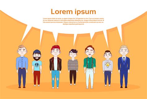 채팅 거품 Backgroud 소셜 미디어 커뮤니케이션 개념에 젊은 남자의 그룹 개성 개념에 대한 스톡 벡터 아트 및 기타 이미지 개성 개념 군중 그래프 Istock