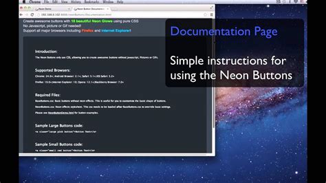 css neon buttons youtube