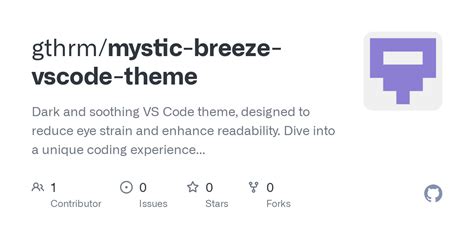 Github Gthrmmystic Breeze Vscode Theme Dark And Soothing Vs Code
