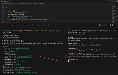 how to test and replay paddle billing webhooks events on localhost with hookdeck