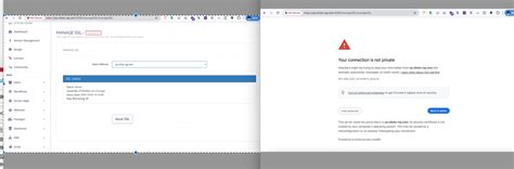 I Have An Issue With Generated Ssl For The Hostname General