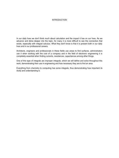 Understanding Improper Integrals Pdf Integral Calculus