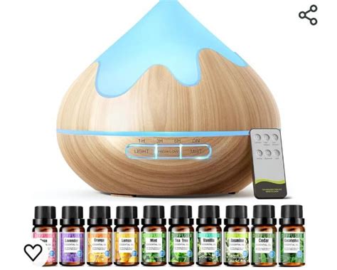 500ml Aroma Diffiser With 10 Essential Oils 28 99 For Us Testers Dm Me To Get Info R