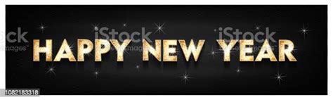 새해 복 많이 받으세요 골드 Scintillant 인사말 카드의 디자인입니다 새 해 복 많이 받으세요 배너 배경입니다 벡터 일러스트 레이 션 12월 31일에 대한 스톡 벡터