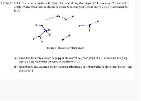 Solved Group Let P Be A Set Of N Points In The Plane The Chegg