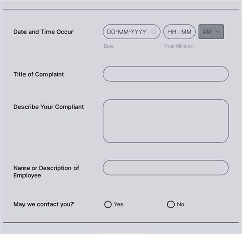 Anonymous Complaint Form Template Jotform
