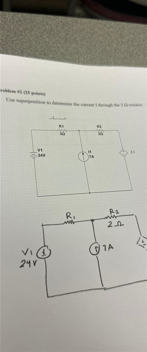 Solved Roblem 2 25 ﻿pointsuse Superposition To Determine