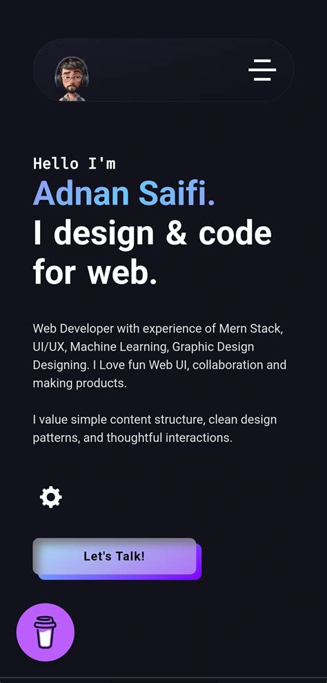 Adnan Saifi On Linkedin Portfolio Website Design Development Creativity Innovation