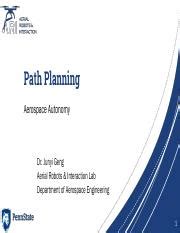 Path Planning Strategies For Aerospace Autonomy Navigating Course Hero