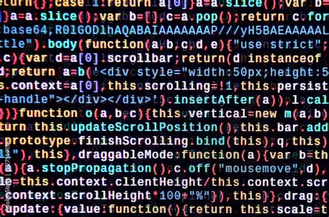 Javascript Functions Variables Objects Monitor Closeup Of Function