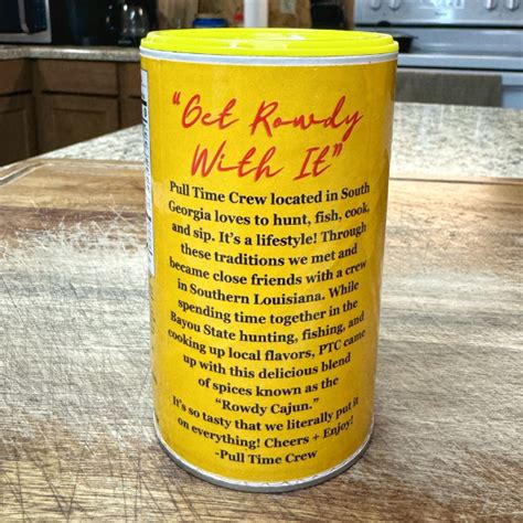 Pull Time Rowdy Cajun All Purpose Cajun Seasoning 8oz Pull Time™