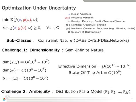 PPT Optimization Under Uncertainty Structure Exploiting Algorithms
