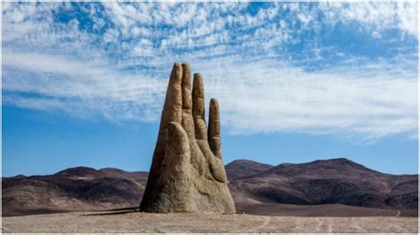Atacama Desert The Driest Place On Earth Hides A Giant Hand Reaching