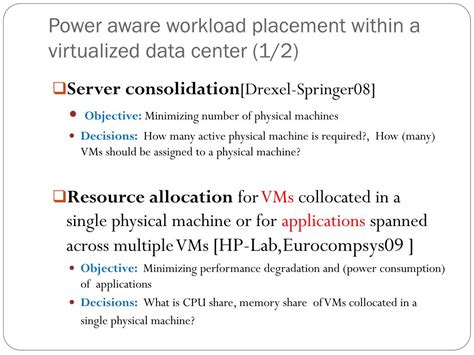 Ppt Power Aware Schedulingworkload Placement Over Cloud Powerpoint Presentation Id2859316