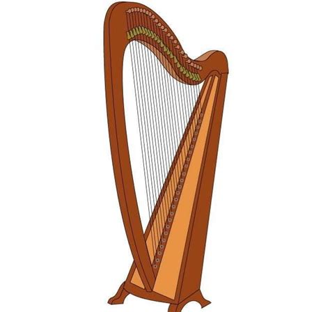 하프 악기 Eps Ai Uidownload
