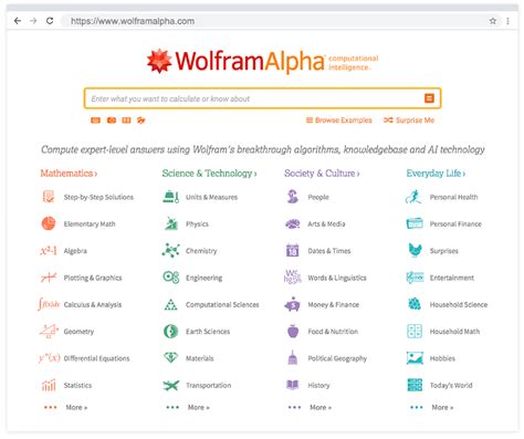 Wolfram Alpha At Stephen Wolfram Writings
