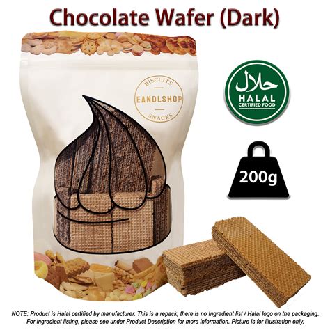 Eandlshop Chocolate Wafer Dark 200g Old School Biscuits Shopee