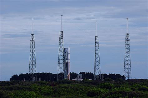 Atlas V With Rbsp Within The Lightning Arrester System Photograph By