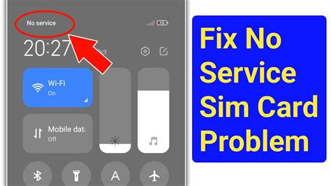How To Fix No Service Sim Card Problem On Android। Sim Card No Service