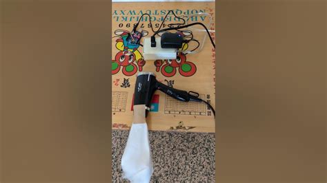 「arduino Uno 控制繼電器 吹風機啟動與停止測試」 Youtube