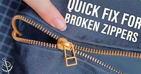 How To Fix Zipper On Jacket With Fork