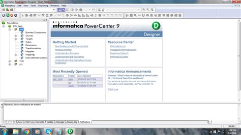 Create Basic Mapping And Workflow In Informatica Using Table