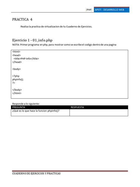 Practica 3 Desarrollo Web Pdf Php Red Mundial