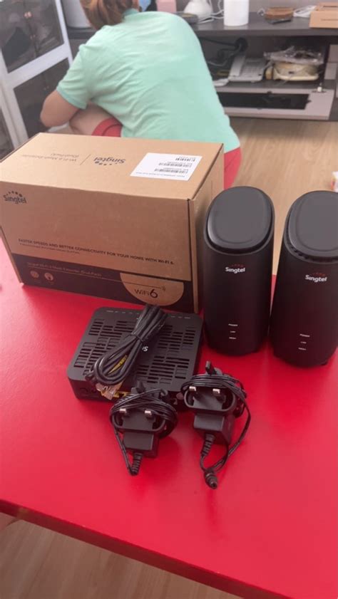 Singtel Wi Fi 6 Router With Mesh Computers And Tech Parts And Accessories Networking On Carousell
