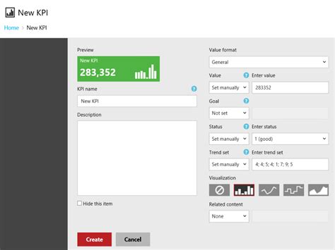 Work With Kpis In Reporting Services Sql Server Reporting Services