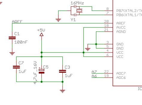 Atmega328p Could I Change Decoupling Capacitors Values On ATmega