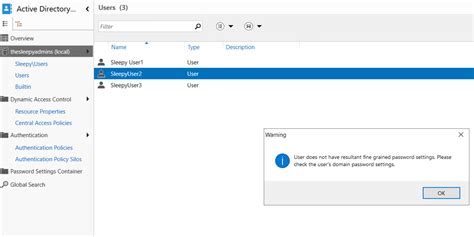 Active Directory Fine Grained Password Policy Thesleepyadmins