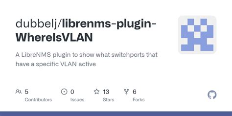 Github Dubbeljlibrenms Plugin Whereisvlan A Librenms Plugin To Show