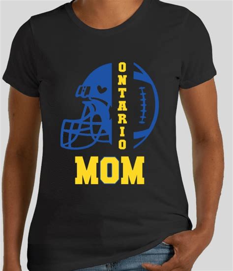 Ontario Football Mom Tri Blend T Shirt New My Pro Apparel