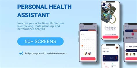 Personal Health Assistant Flutter Ui Kit By Miksilabs Codemarket
